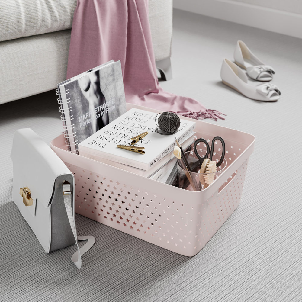 Store It® Förvaringskorg Star Basket 13L Rosa | Northernhome